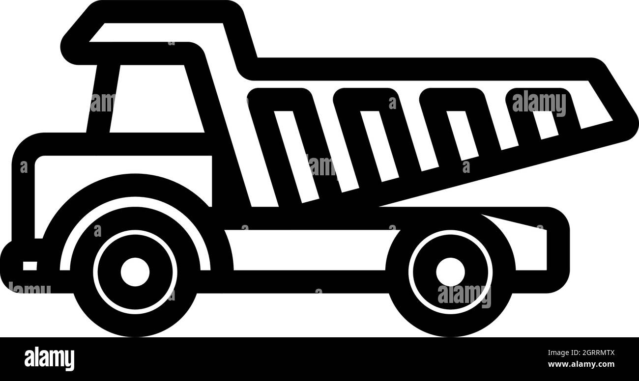 Icon Of Tipper Stock Vector Image & Art - Alamy