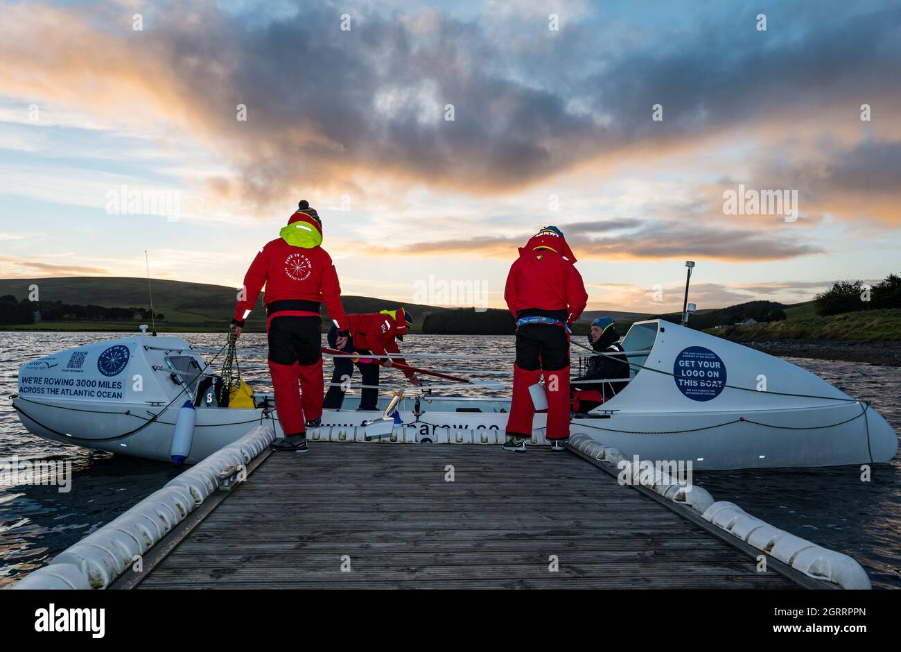 Whiteadder Reservoir, East Lothian, Scotland, UK, 1st October 2021 ...