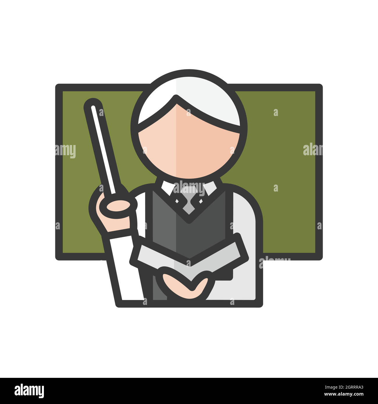 Male teacher avatar. Educacion and school character. Profile user ...