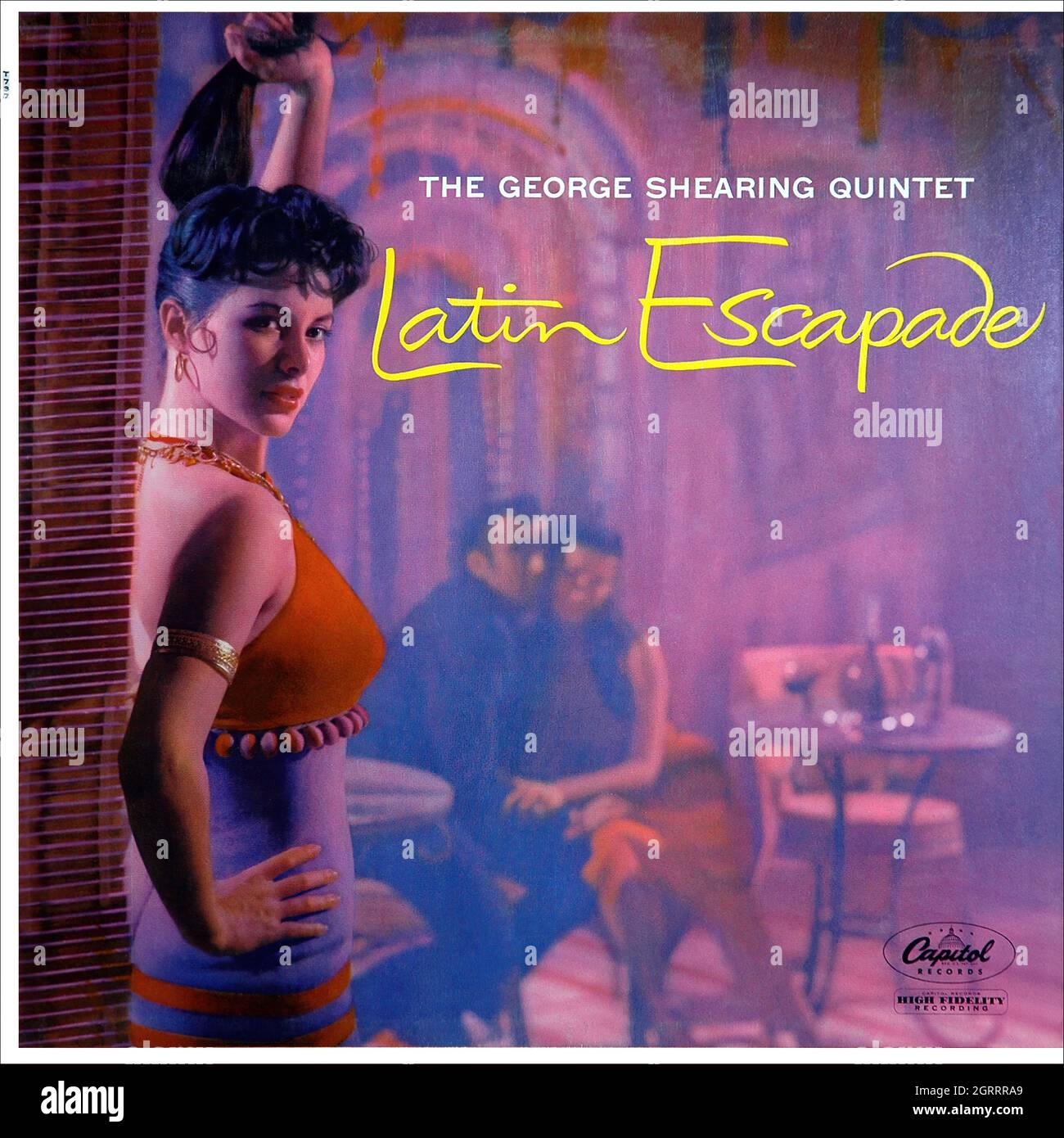 George Shearing Quintet - Latin Escapade 1956 - Vintage Vinyl 33 rpm record Stock Photo - Alamy