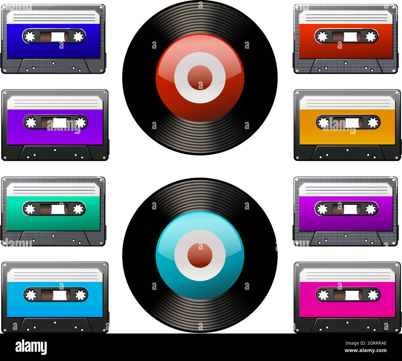 Cassette collection hi-res stock photography and images - Alamy