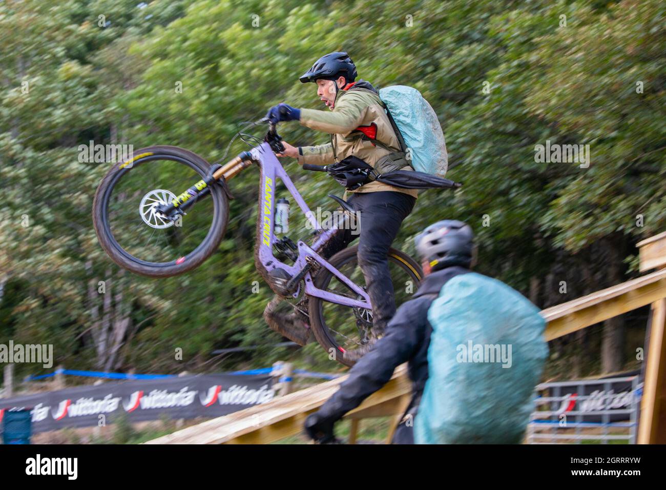 Innerleithen, Tweed Valley, Scotland, UK. 1st Oct, 2021. Sven Martin ...
