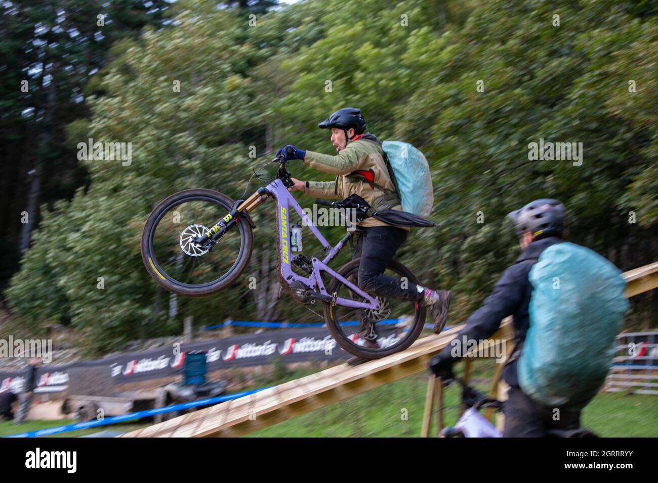 Innerleithen, Tweed Valley, Scotland, UK. 1st Oct, 2021. Sven Martin ...