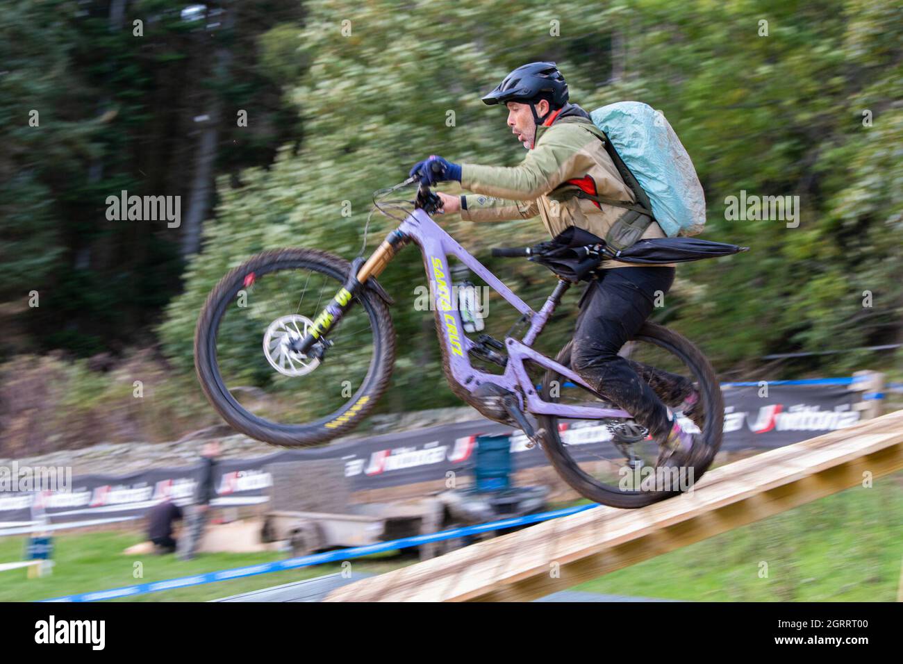 Innerleithen, Tweed Valley, Scotland, UK. 1st Oct, 2021. Sven Martin ...