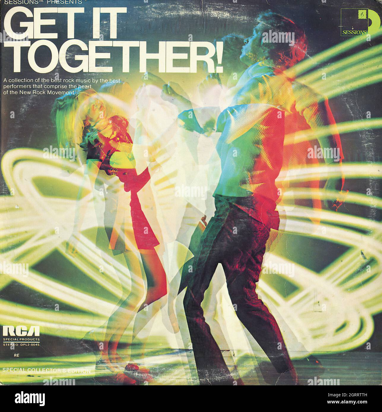 Vintage album cover art kitsch hi-res stock photography and images - Alamy