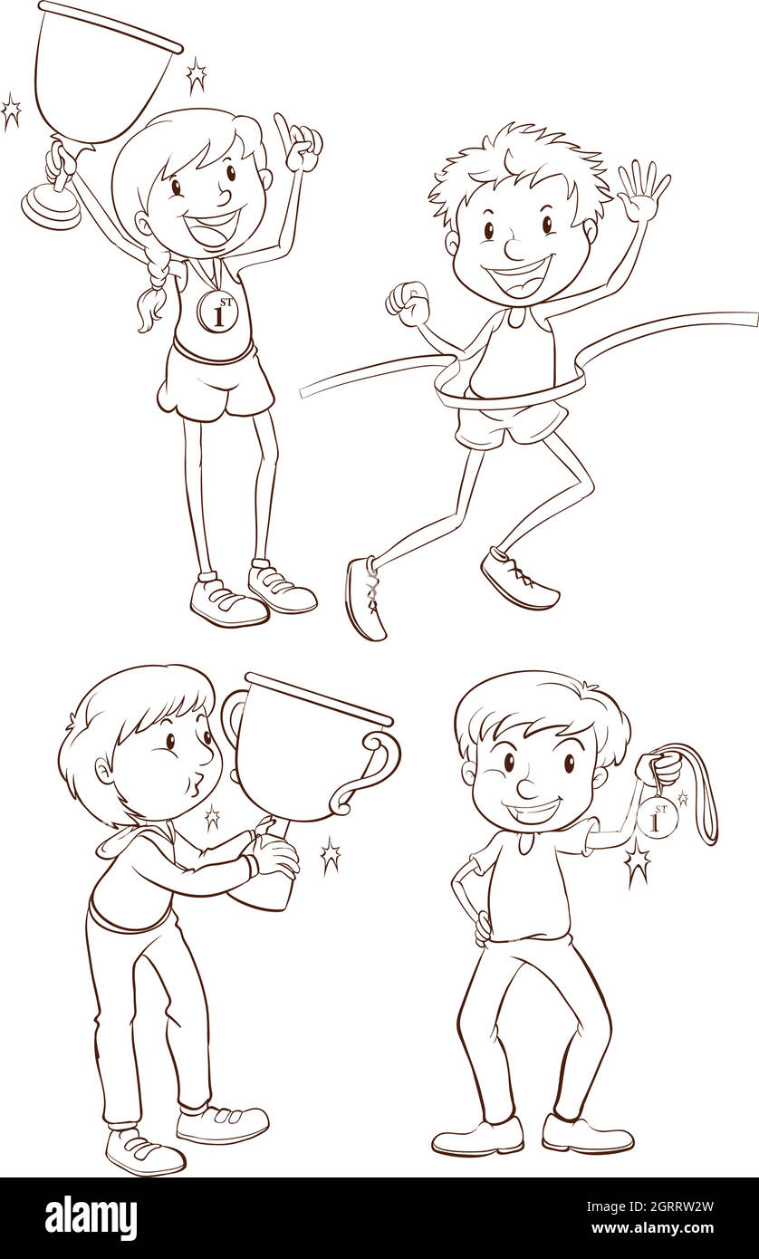 Winners draw Stock Vector Images - Alamy