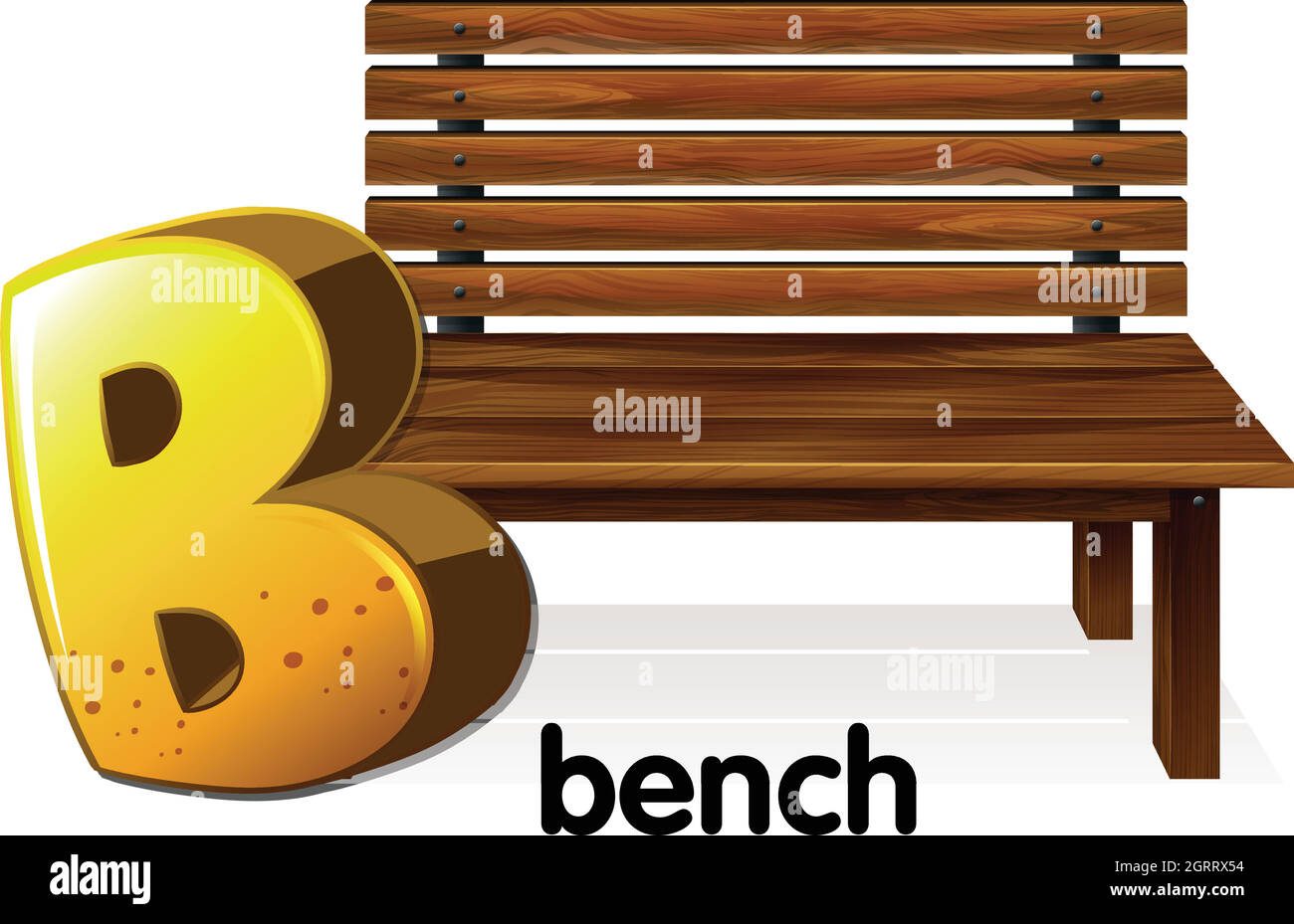 A letter B for bench Stock Vector Image & Art - Alamy