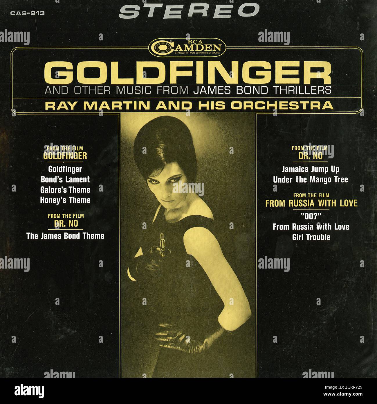 Goldfinger - Vintage Musical Vinyl Album Stock Photo - Alamy