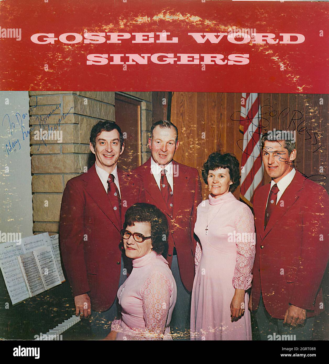 Gospel Word Singers - Vintage American Christian Vinyl Album Stock ...