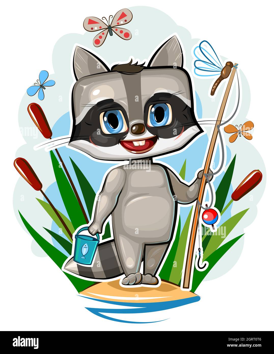 Baby Raccoon Cartoon