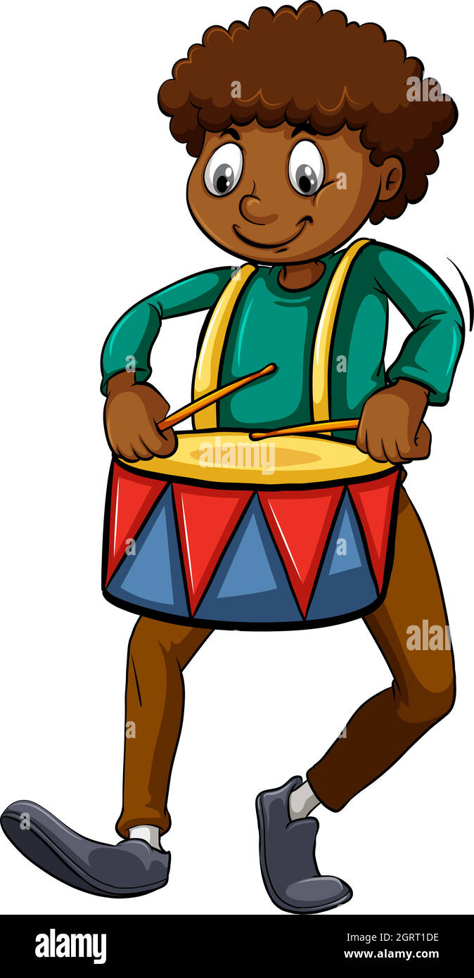 Drum man Cut Out Stock Images & Pictures - Alamy
