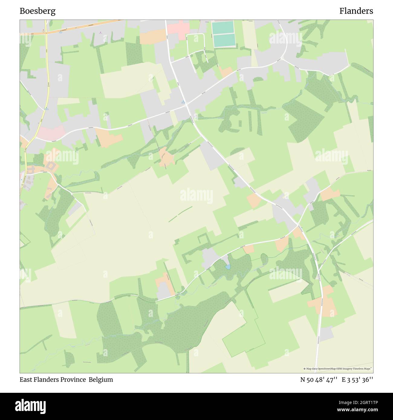 Boesberg, East Flanders Province, Belgium, Flanders, N 50 48' 47'', E 3 ...