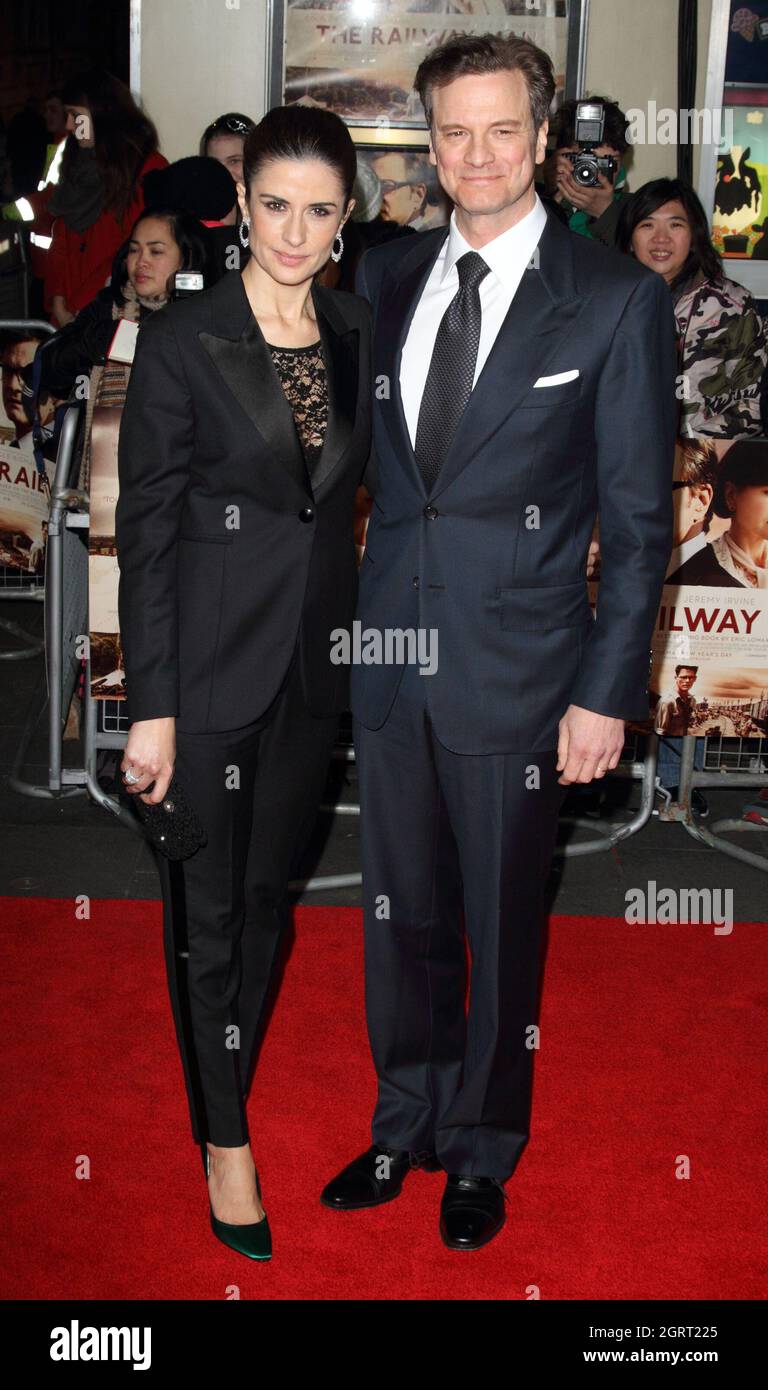 London. UK. Colin Firth and Livia Firth at the UK Premiere of The ...