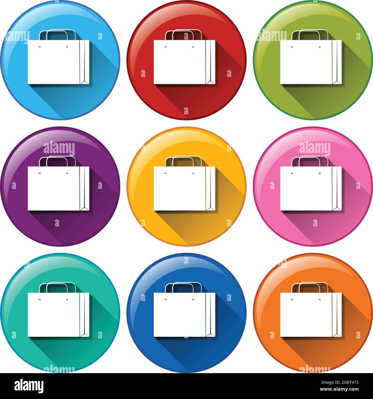 Rounded bag Stock Vector Images - Alamy