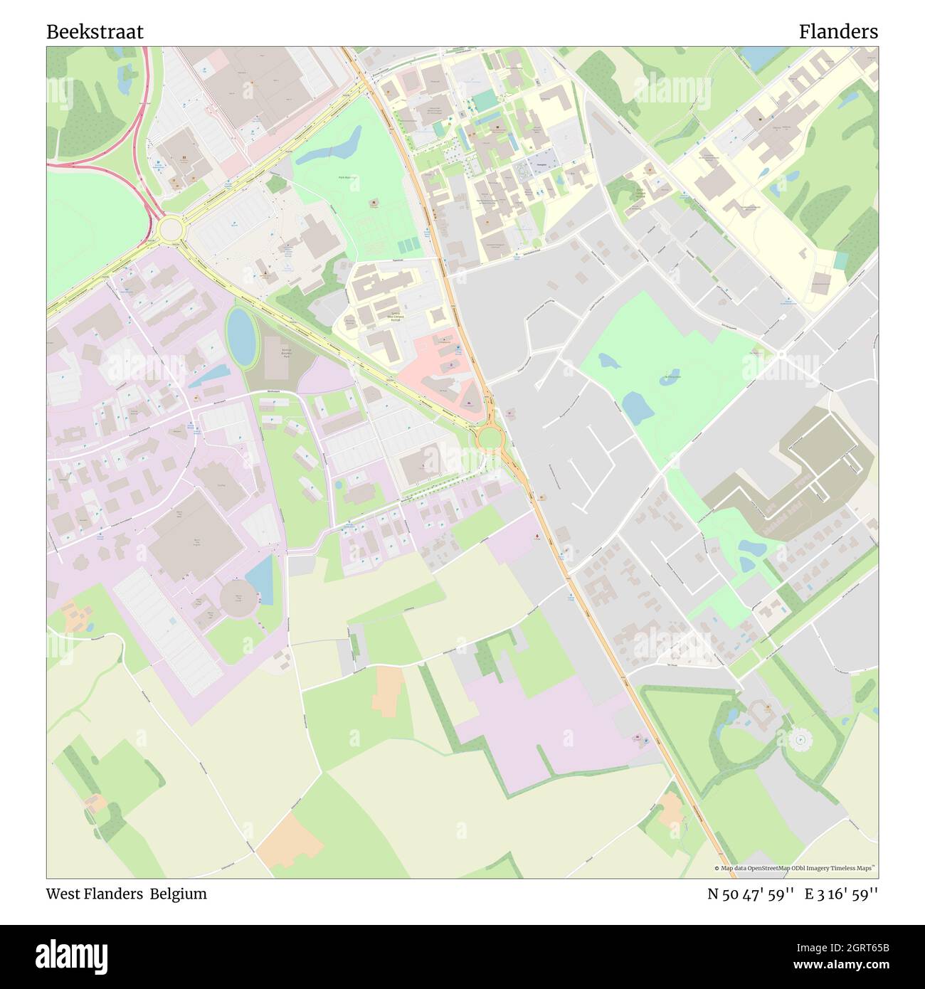 Map of belgium flanders hi-res stock photography and images - Alamy