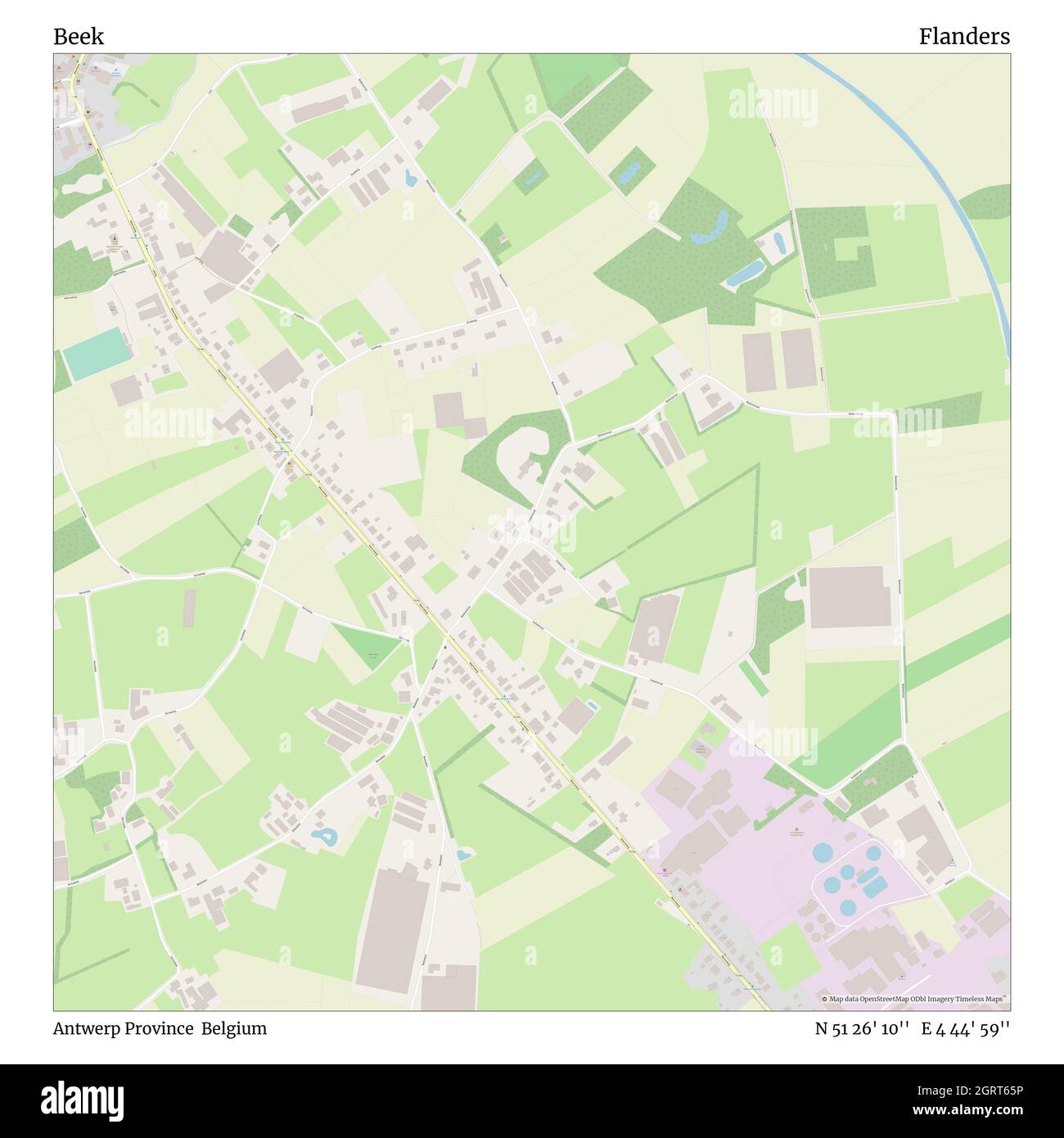 Beek, Antwerp Province, Belgium, Flanders, N 51 26' 10'', E 4 44' 59 ...