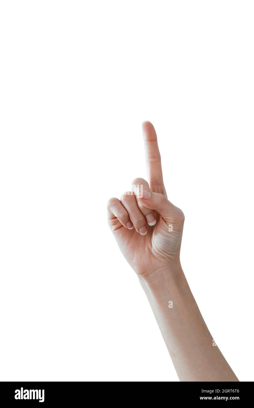 Human hand sign Cut Out Stock Images & Pictures - Alamy