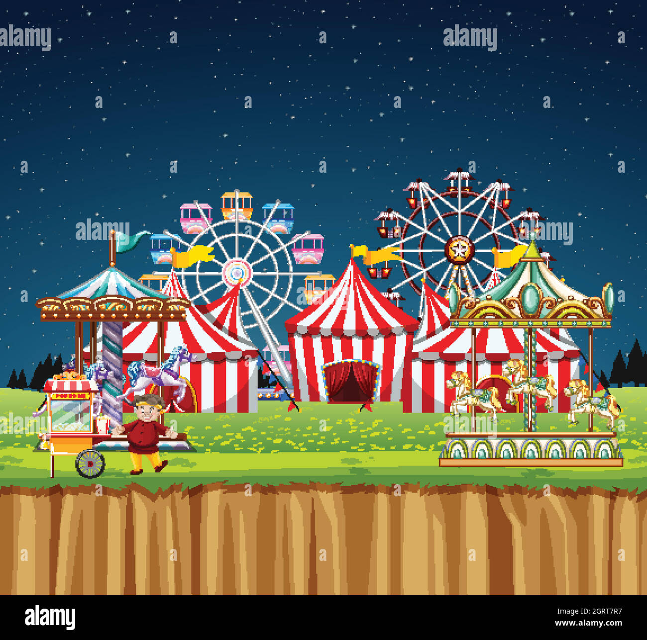 Circus tent at night hi-res stock photography and images - Alamy