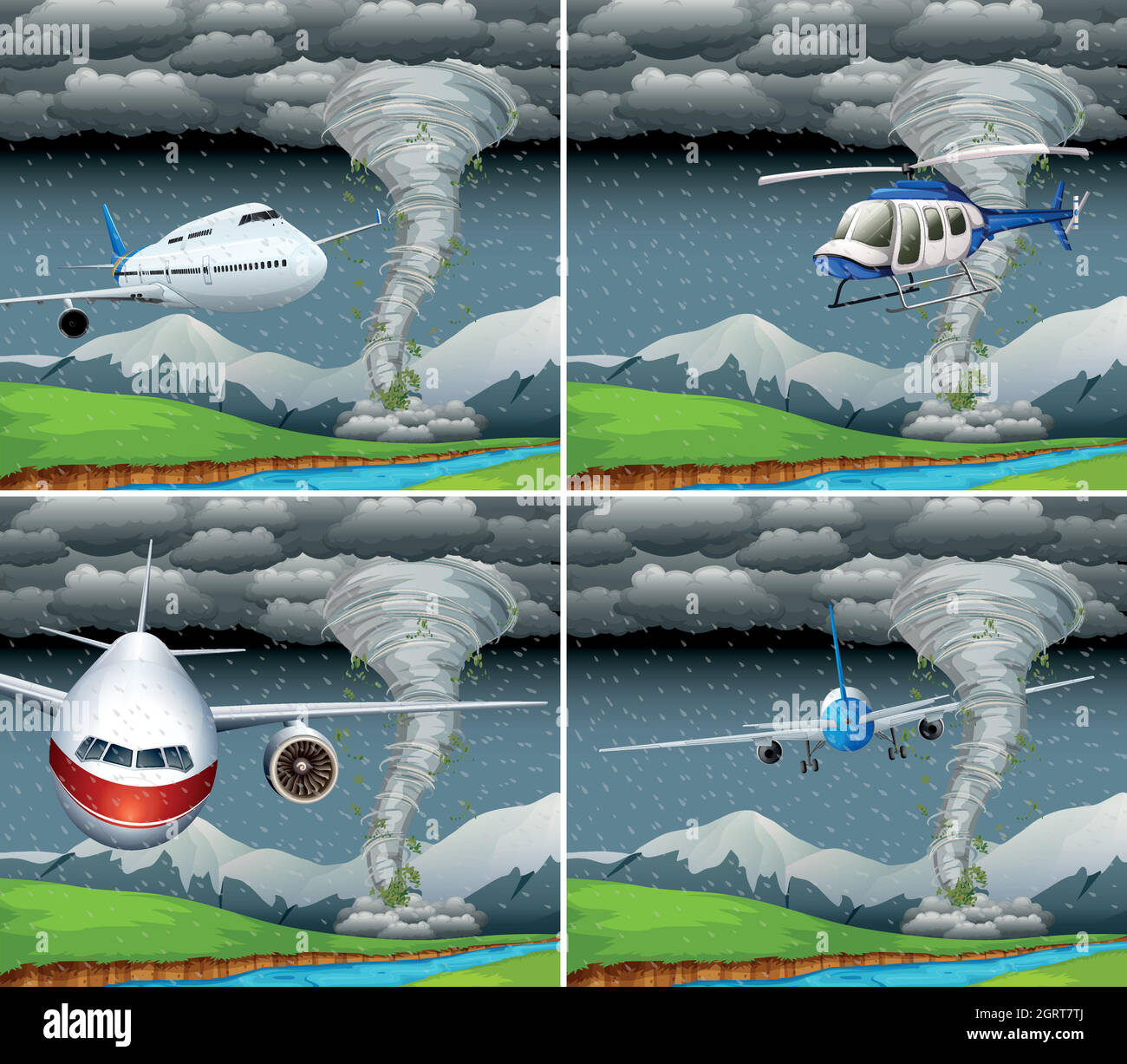 Bad weather disaster Stock Vector Images - Alamy