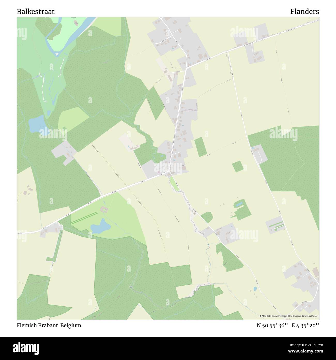 Balkestraat, Flemish Brabant, Belgium, Flanders, N 50 55' 36'', E 4 35 ...