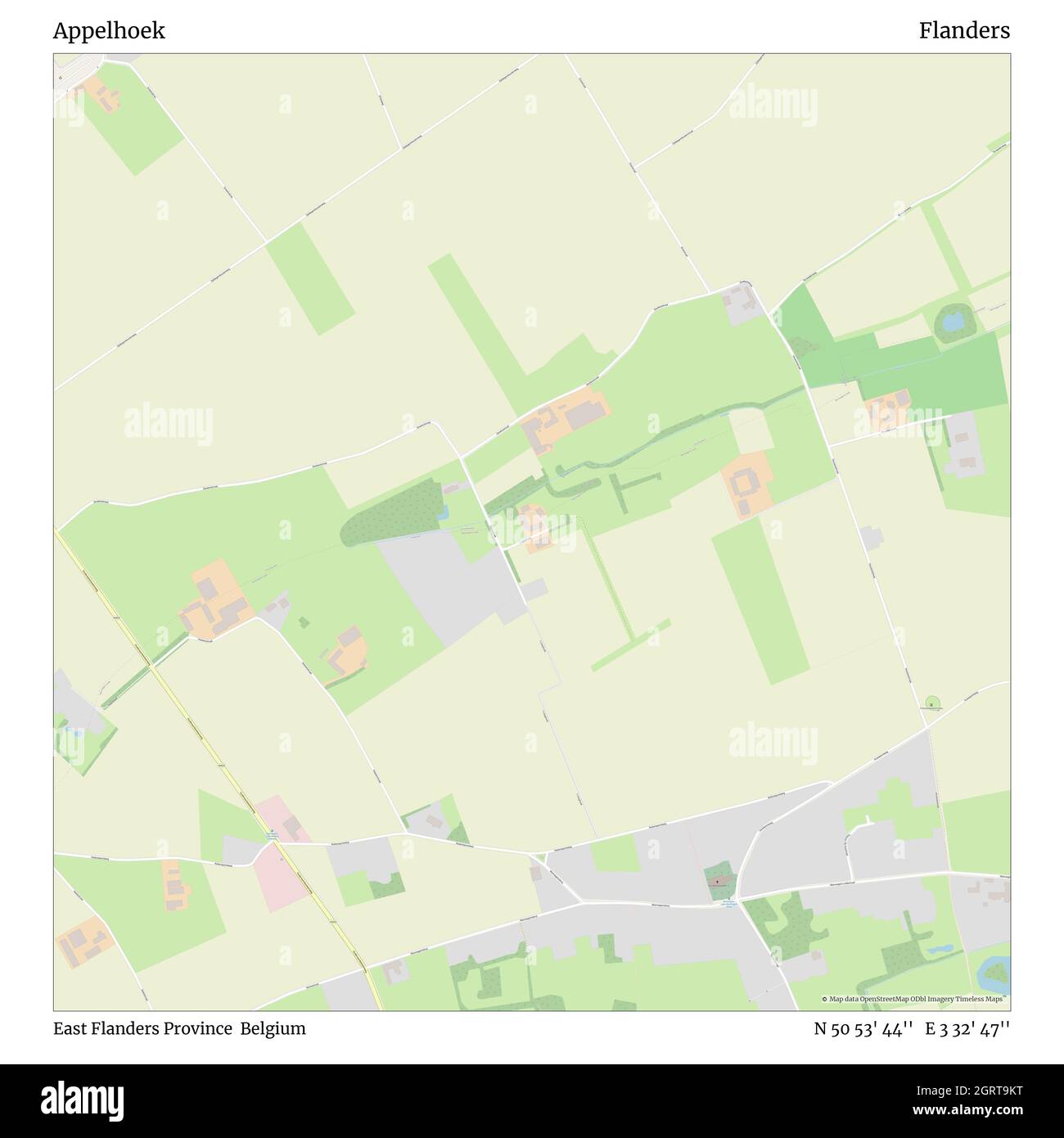 Appelhoek, East Flanders Province, Belgium, Flanders, N 50 53' 44'', E ...