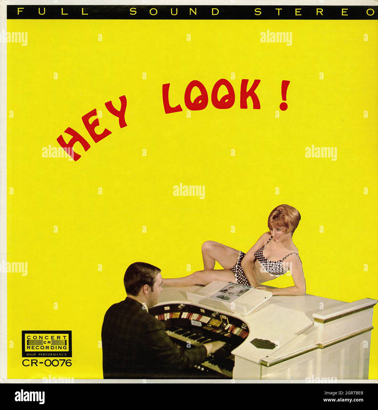 Hey Look - Vintage Vinyl Album Stock Photo - Alamy