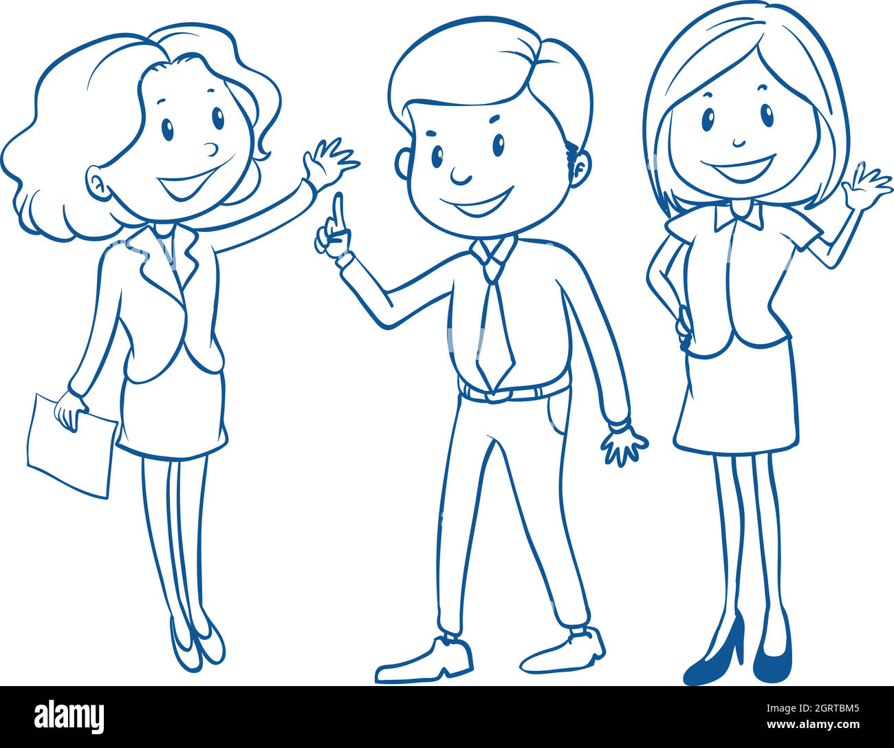 Commercial people Stock Vector Images - Alamy