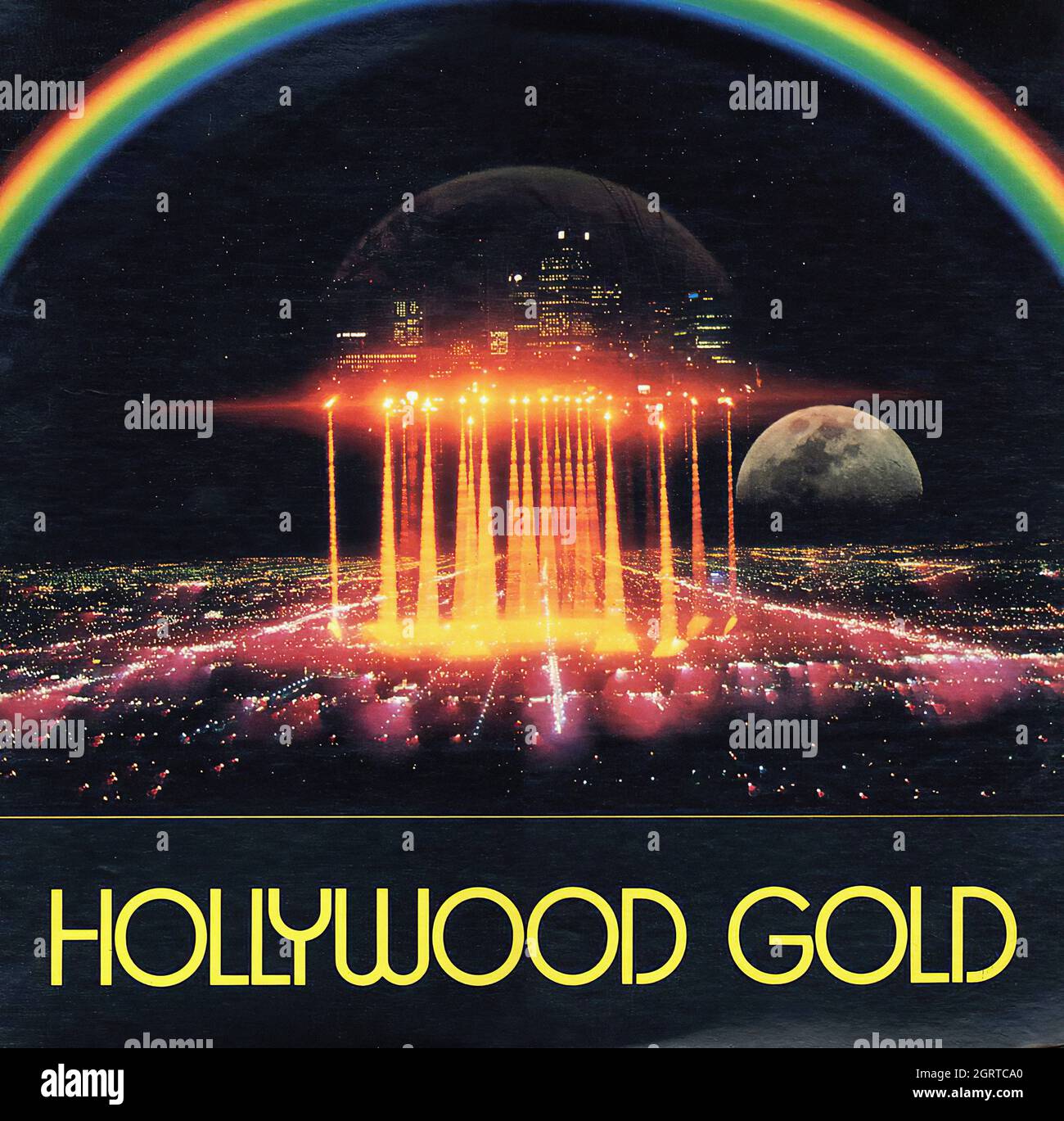 Hollywood Gold - Vintage Vinyl Album Stock Photo - Alamy