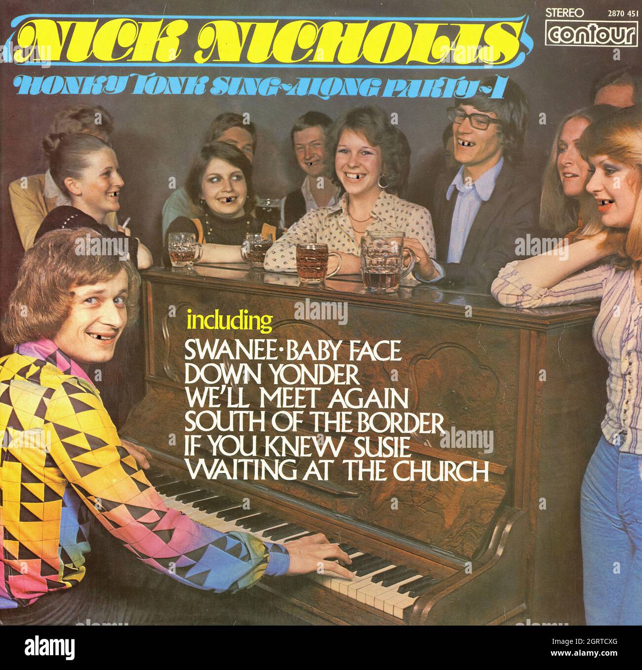 Nick Nicholas - Honky Tonk Sing-Along Party 1 - Vintage Vinyl Album ...