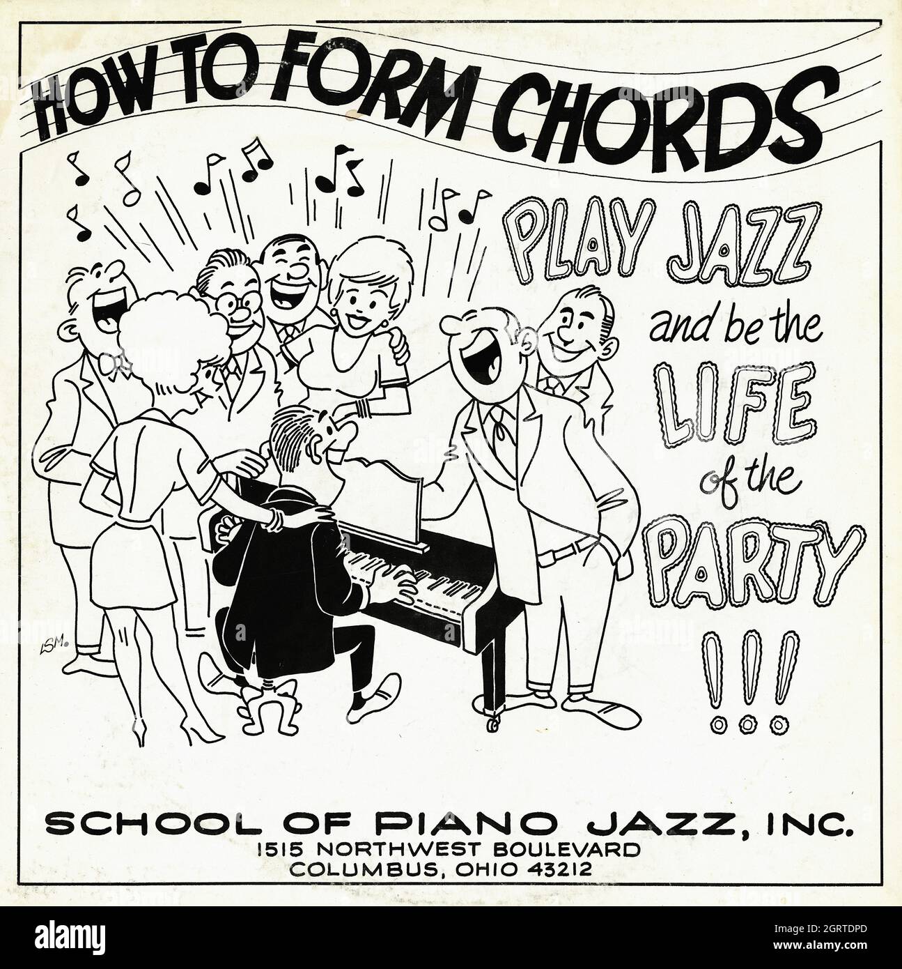 How To Form Chords - Vintage Vinyl Album Stock Photo - Alamy
