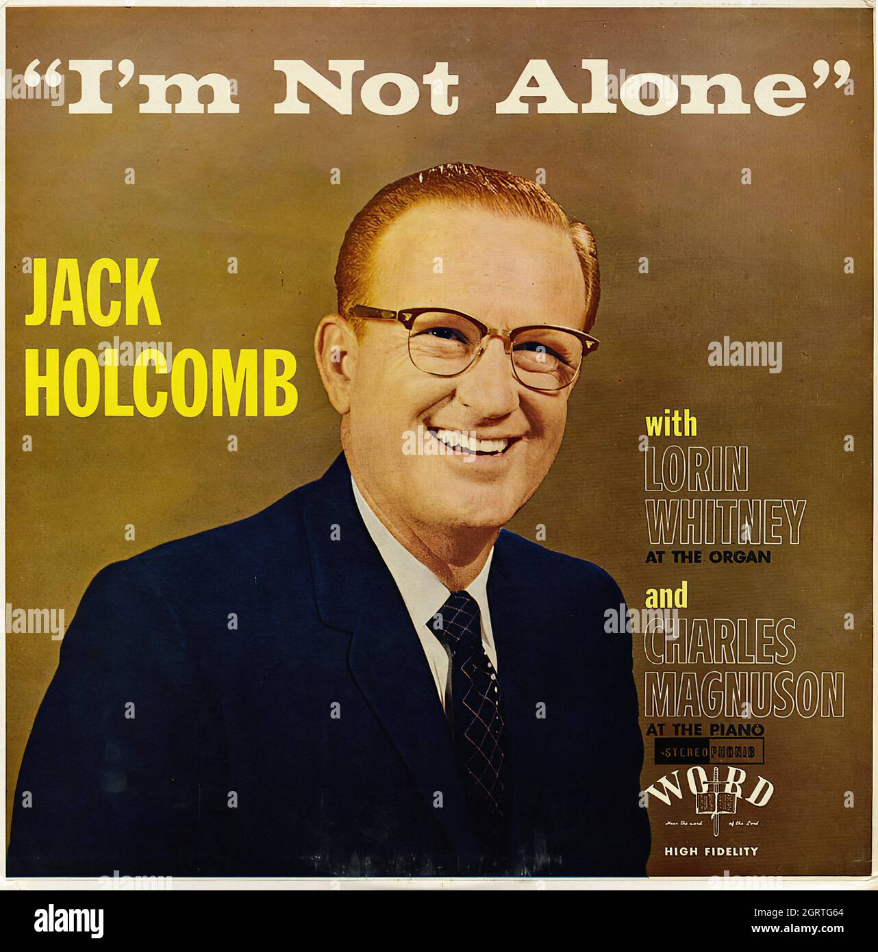 Jack Holcomb - I'm Not Alone - Vintage American Christian Vinyl Album ...