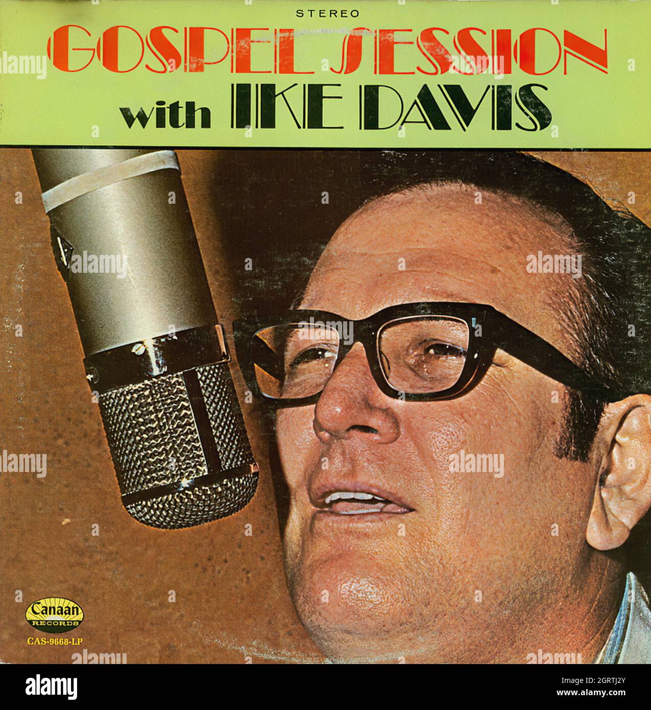 Ike Davis - Vintage American Christian Vinyl Album Stock Photo - Alamy