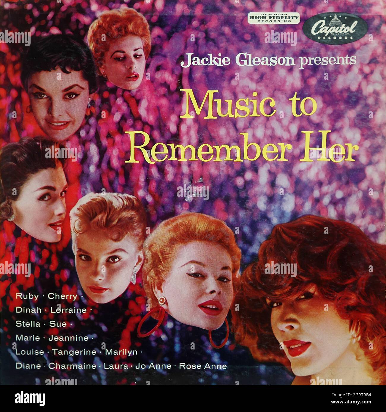 Jackie Gleason - Music to Remember Her 1955 - Vintage Vinyl 33 rpm ...