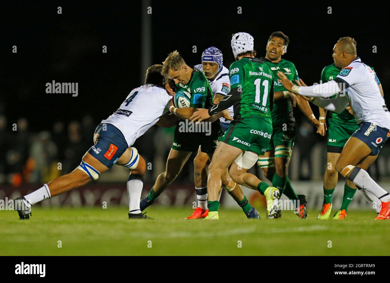 The Sportsground, Galway, Ireland. 1st Oct, 2021. United Rugby ...