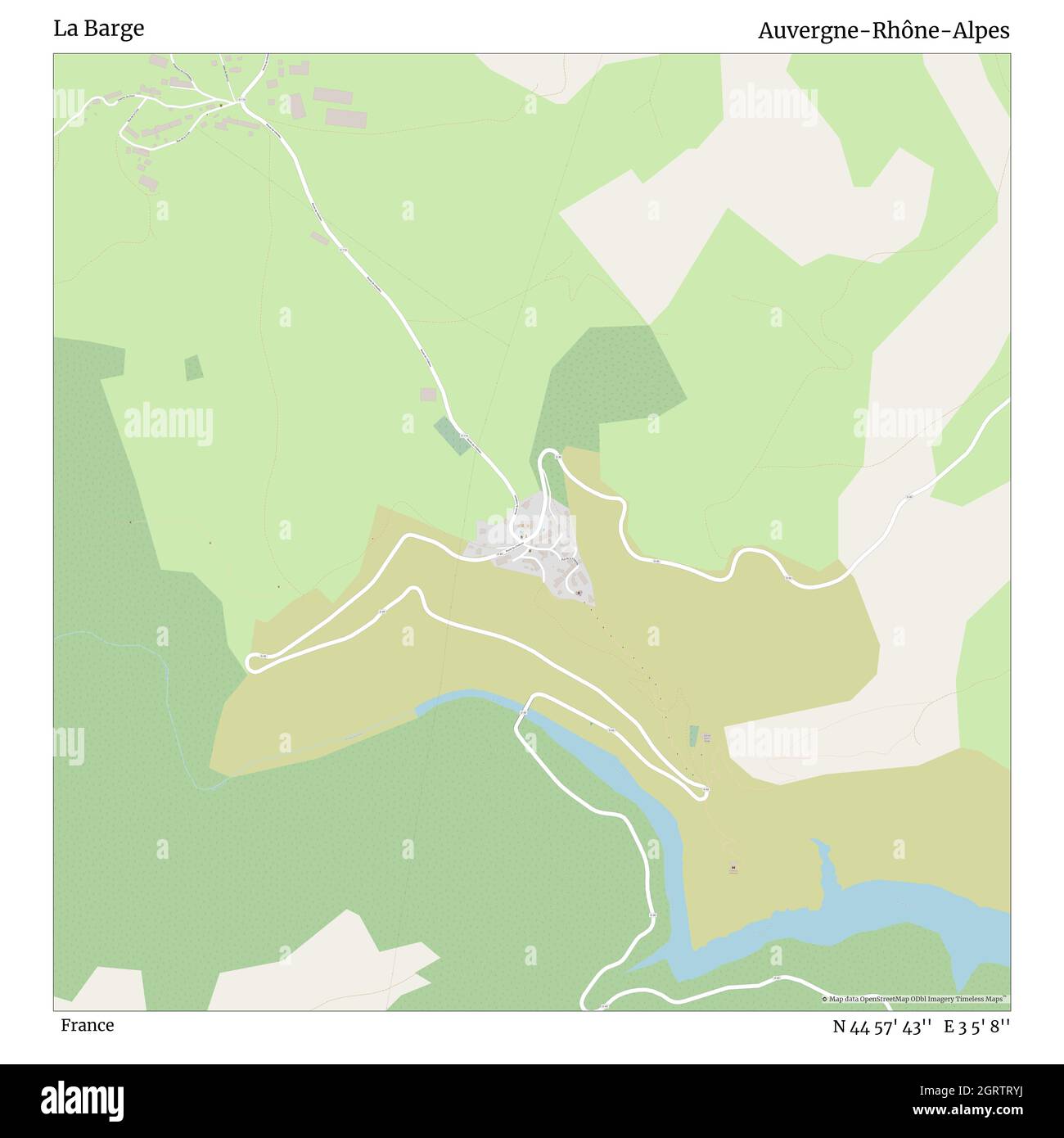 Map of la barge Cut Out Stock Images & Pictures - Alamy