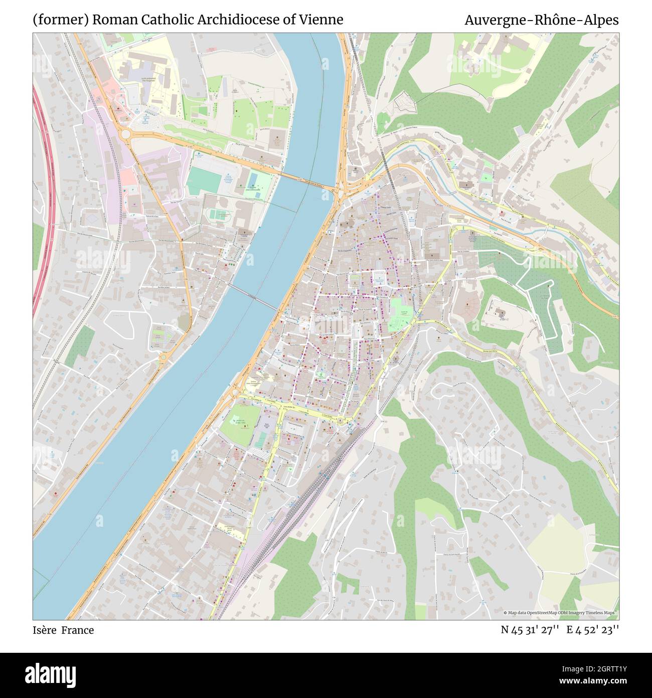 Former roman catholic archidiocese of vienne hi-res stock photography ...