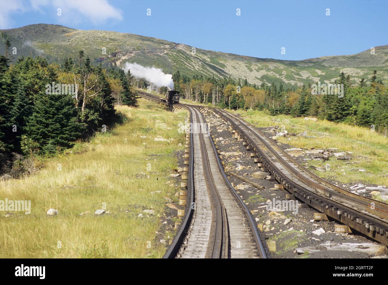 Mount washington cog way hi-res stock photography and images - Alamy