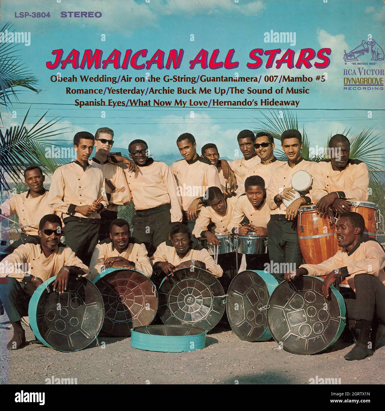 Jamaican All Stars - Jamaican All Stars - Vintage Vinyl Record Cover Stock Photo - Alamy