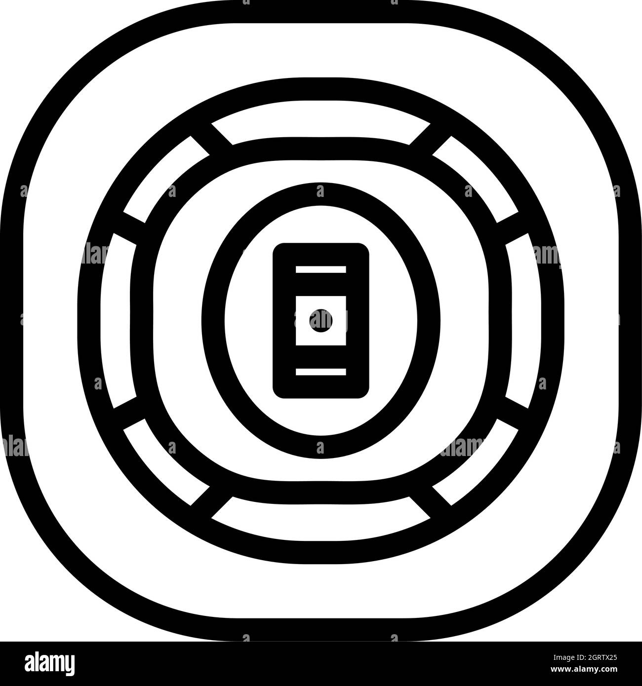 Cricket Stadium Icon Stock Vector Image & Art - Alamy