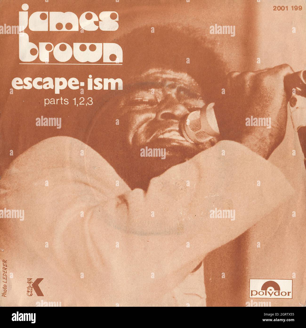 James Brown - Escape-ism pt.1, 2 & 3 45rpm - Vintage Vinyl Record Cover Stock Photo - Alamy