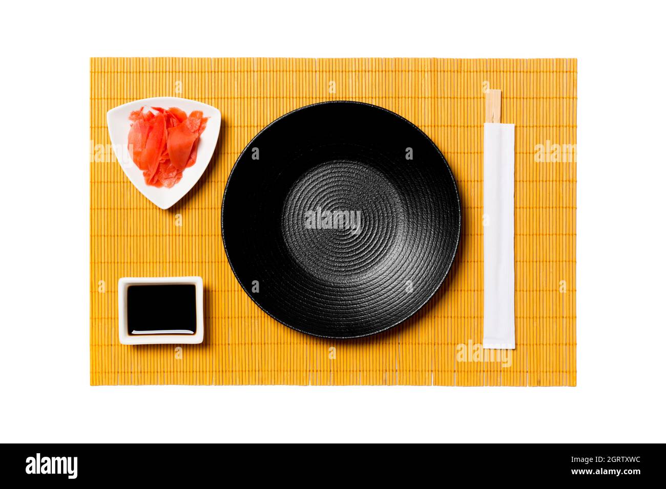 Top View Plate With Empty Space For You Design Stock Photo - Alamy