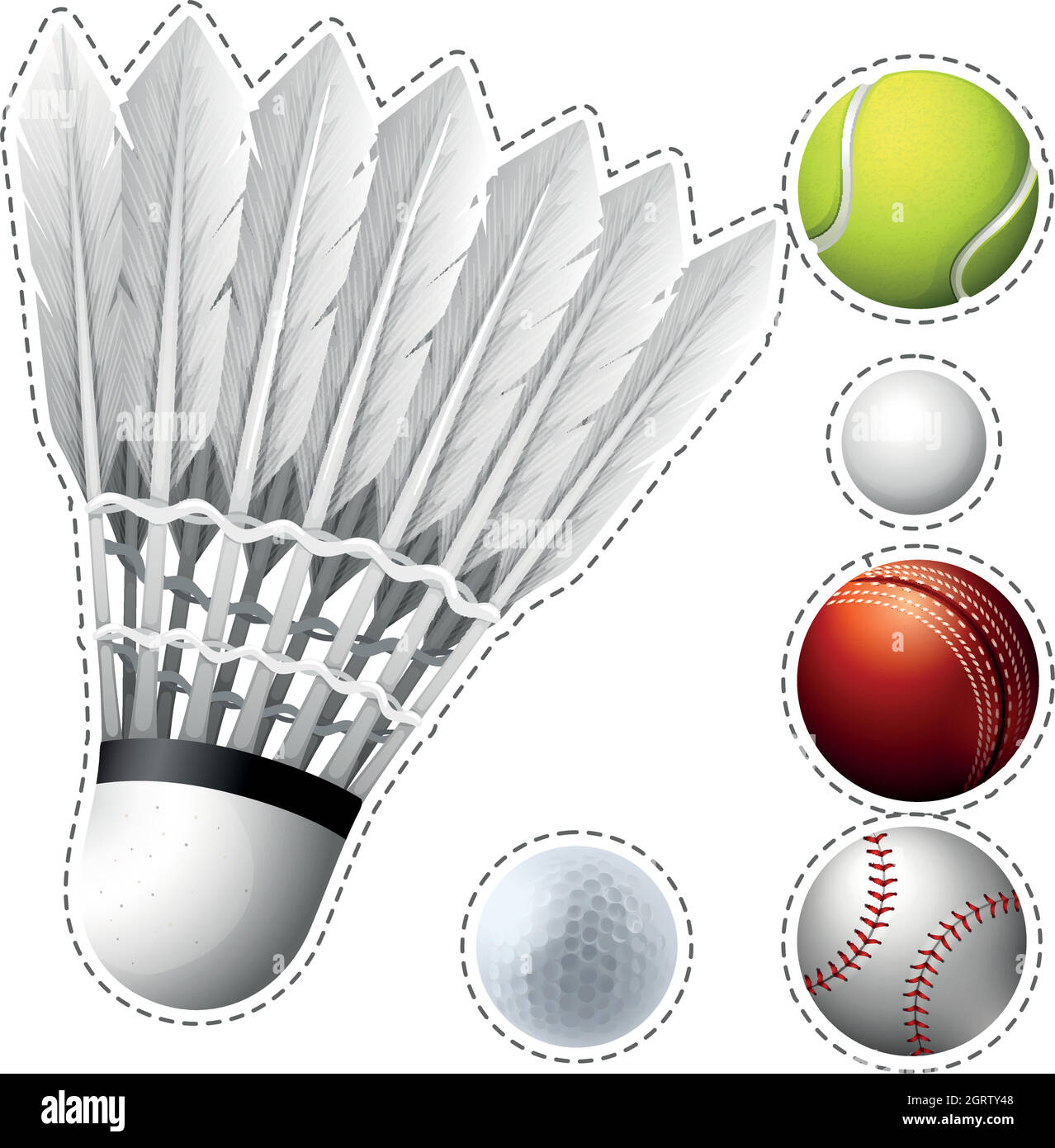 Different types of balls Stock Vector Image & Art - Alamy