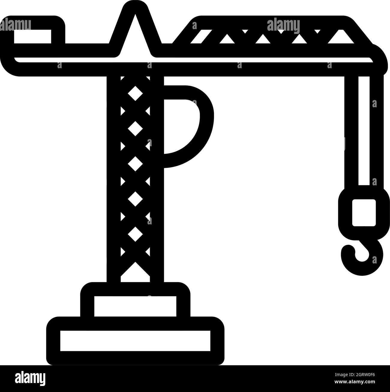 Icon Of Crane Stock Vector Image & Art - Alamy