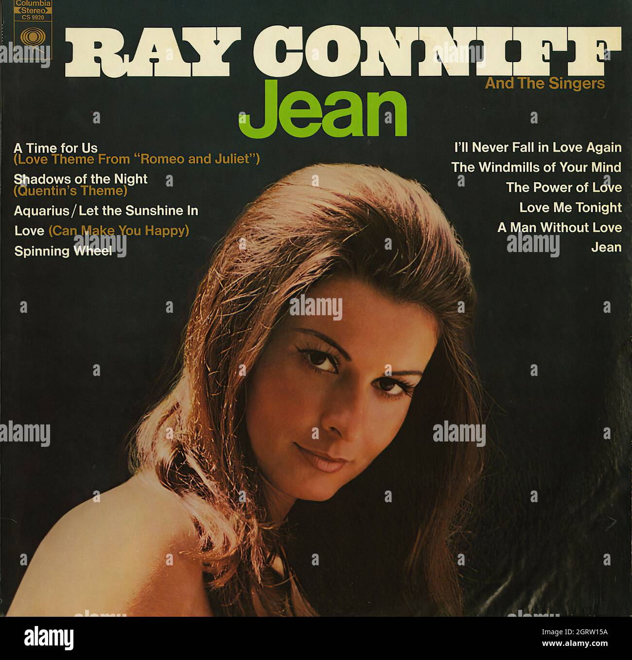 Ray Conniff - Jean - Vintage Musical Vinyl Album Stock Photo - Alamy