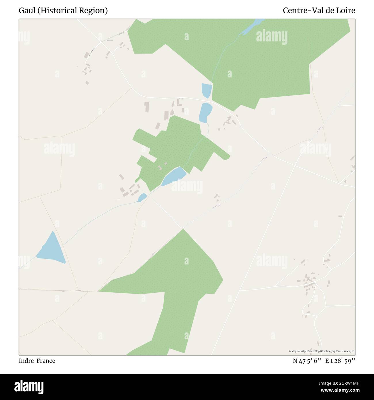 Gaul (Historical Region), Indre, France, Centre-Val de Loire, N 47 5' 6 ...