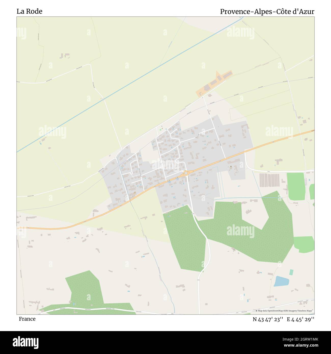 La Rode, , France, Provence-Alpes-Côte d'Azur, N 43 47' 23'', E 4 45 ...