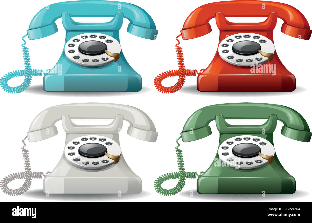 Old fashioned retro blue Stock Vector Images - Alamy