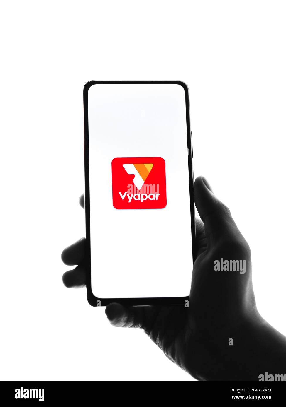West Bangal, India - September 28, 2021 : Vyapar app logo on phone ...