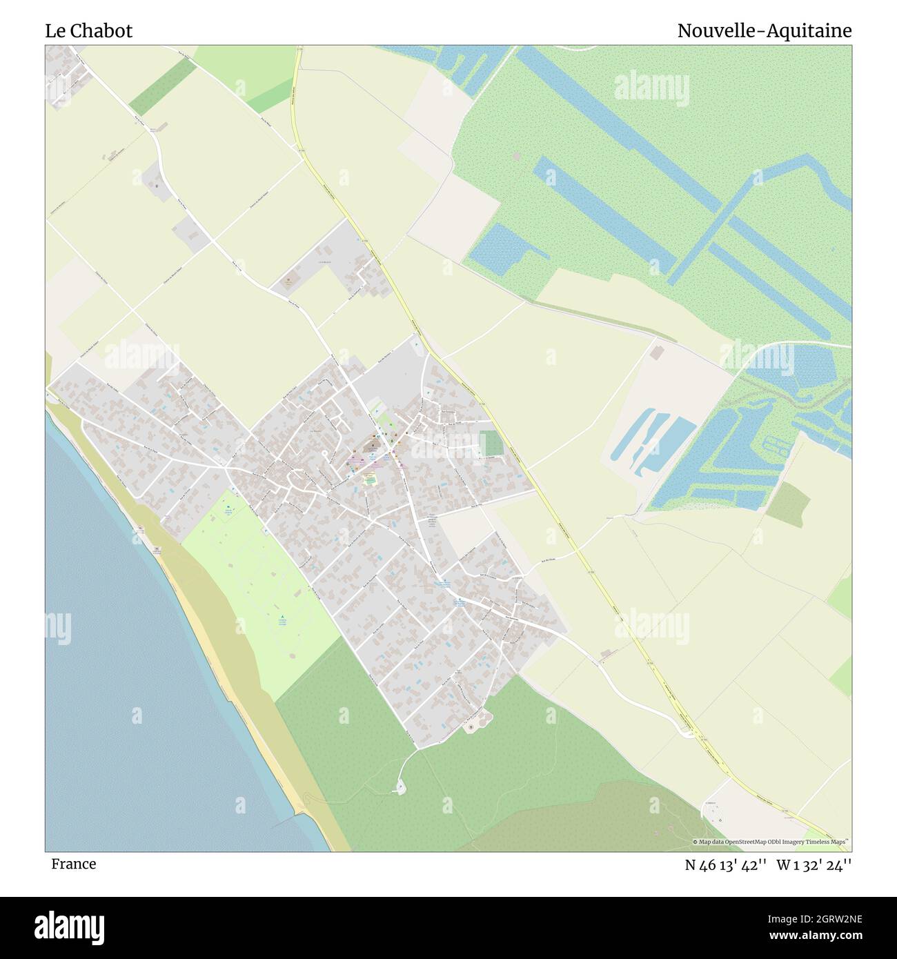 Le Chabot, , France, Nouvelle-Aquitaine, N 46 13' 42'', W 1 32' 24 ...
