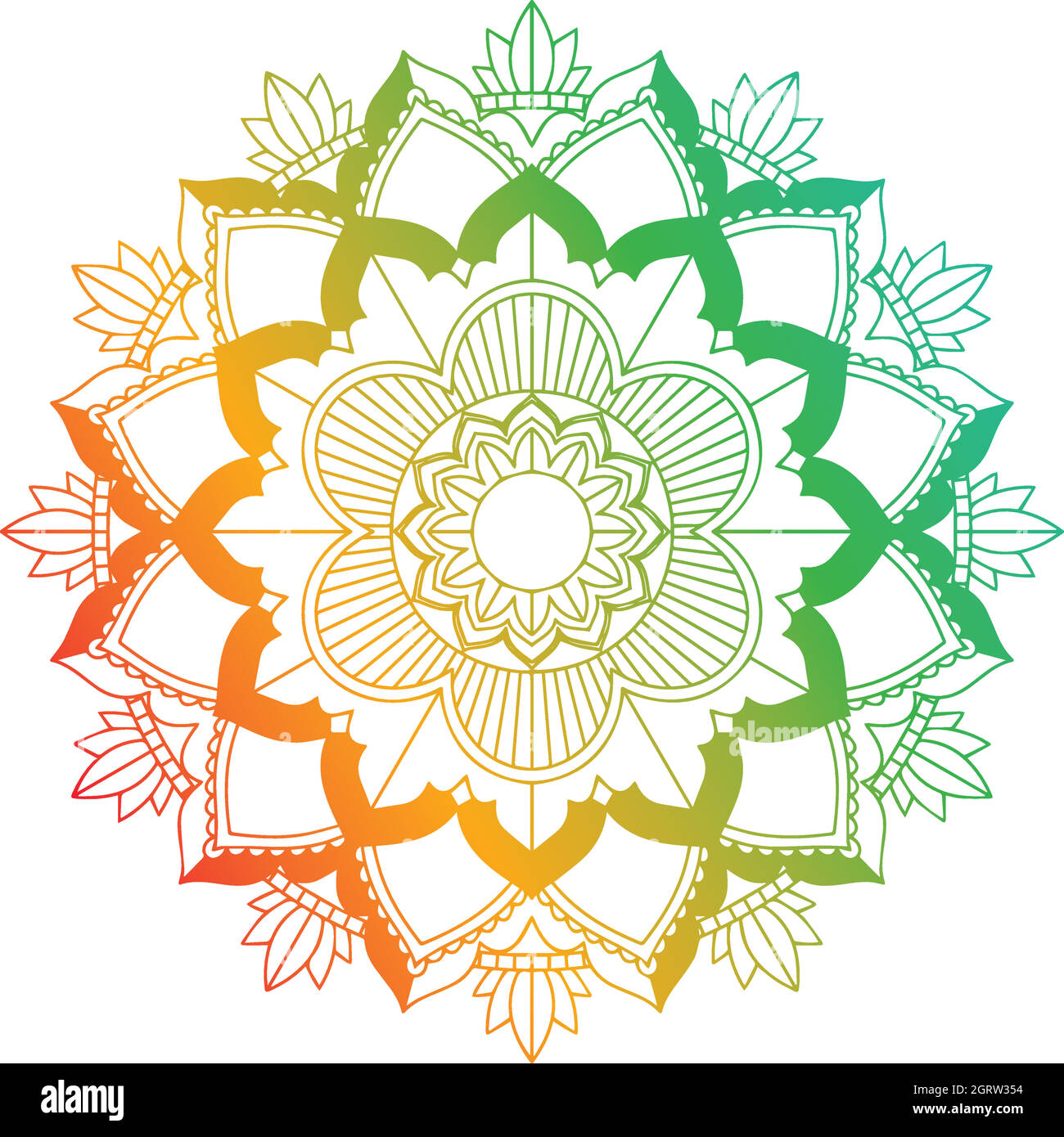 Mandala patterns on white background Stock Vector Image & Art - Alamy